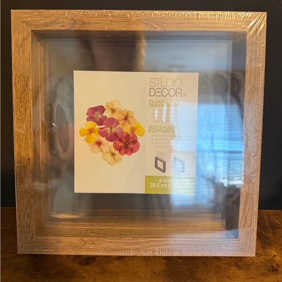 Studio Decor | Wall Decor | Floating Shadow Box In Wooden Frame By ...